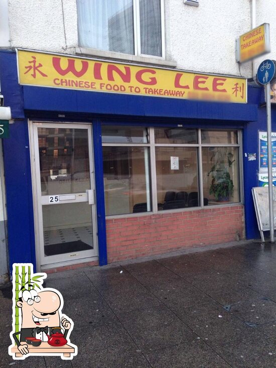 Menu at Wing Lee restaurant, London, 25 Plumstead Rd