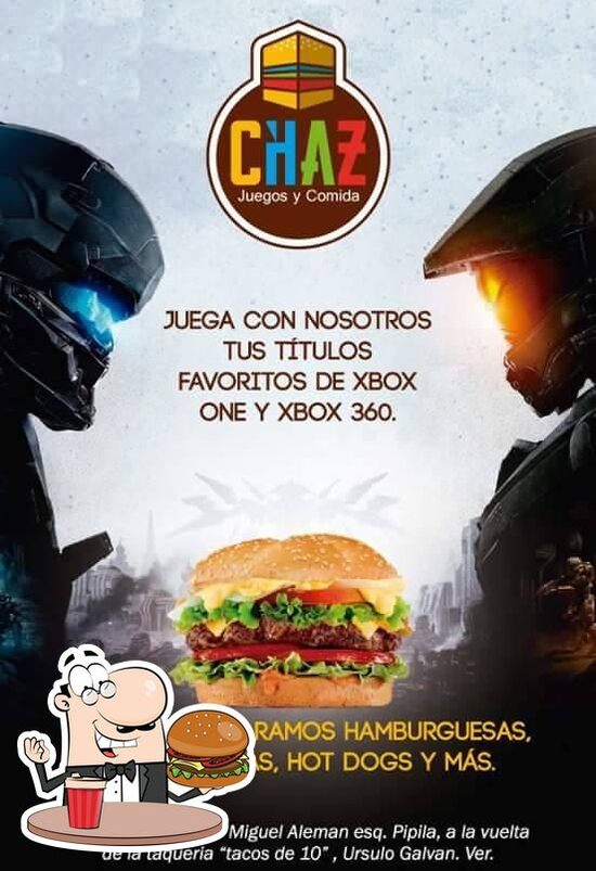 Menu at Chaz restaurant, Úrsulo Galván