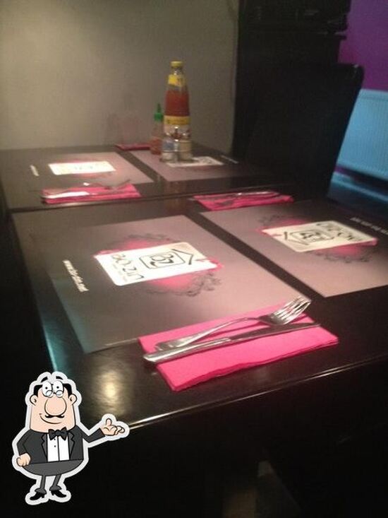 Menu at BO-ZİN, Schaerbeek