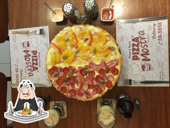 Menu at Pizza Mostra restaurant, Huaraz