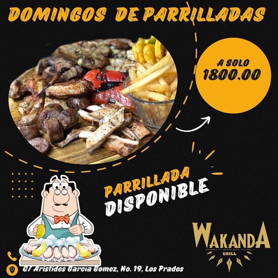 Wakanda Grill, Santo Domingo - Menú del restaurante, precios y reseñas