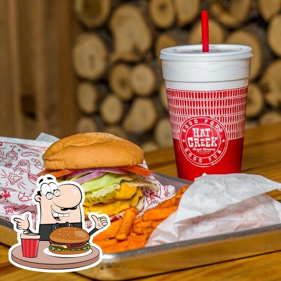 Menu at Hat Creek Burger Company fast food, Allen