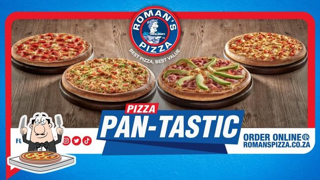 Roman's Pizza Three Rivers, Vereeniging - Restaurant menu, prices and ...