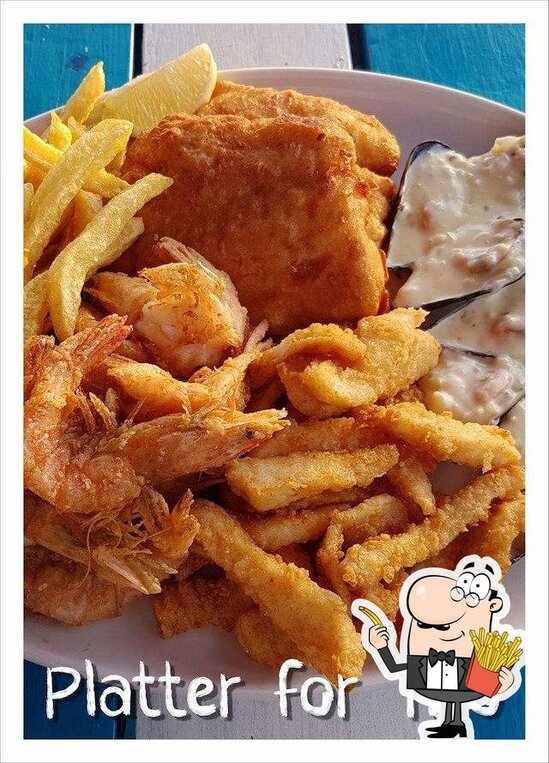 Menu at Trawlers Seafood restaurant, Cape Town