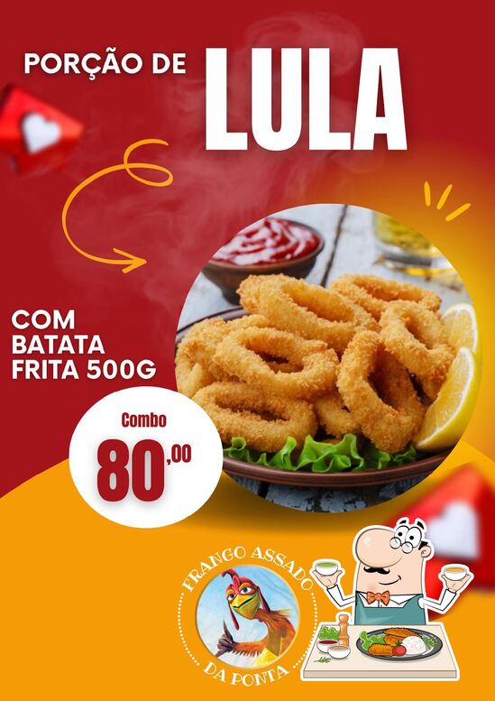 Menu at Frango assado da ponta restaurant, Florianópolis