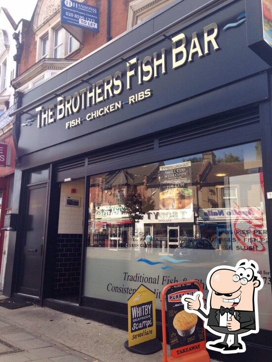 Menu at The Brothers Fish Bar, London, 7 Cameron Road