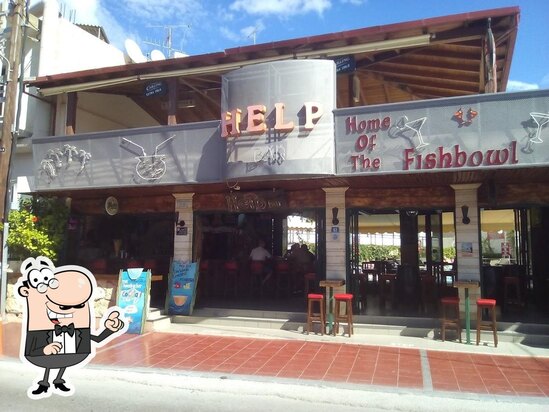 Menu at Help Bar Official, Malia
