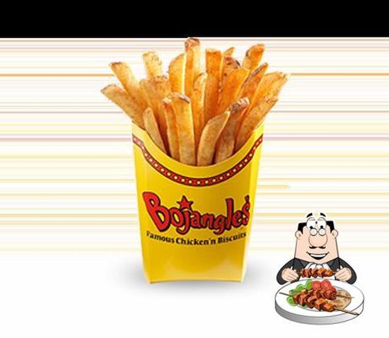 Menu at Bojangles restaurant, Rockwell