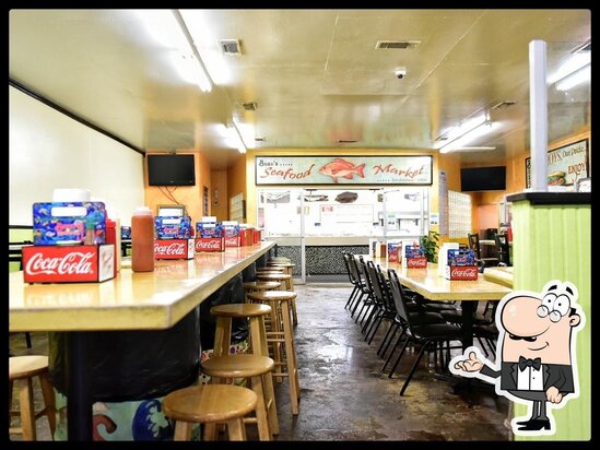 Menu at Bozo's Seafood Market restaurant, Pascagoula