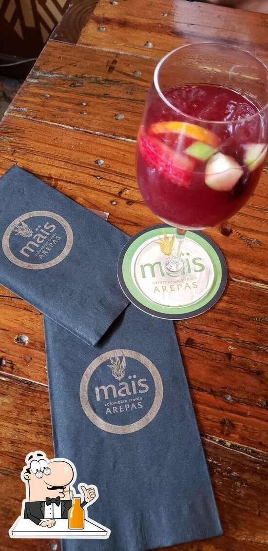 Menu at Maïs Arepas pub & bar, New Orleans