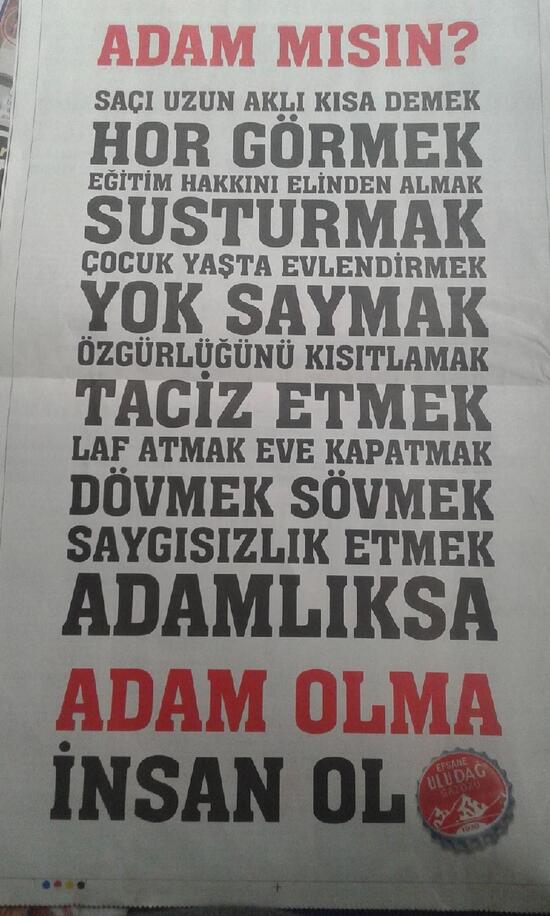 Menu at Can Cafe, Bandirma