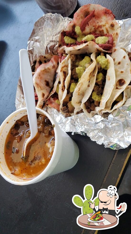 Menu at Taco Mais restaurant, Laredo, Mines Rd