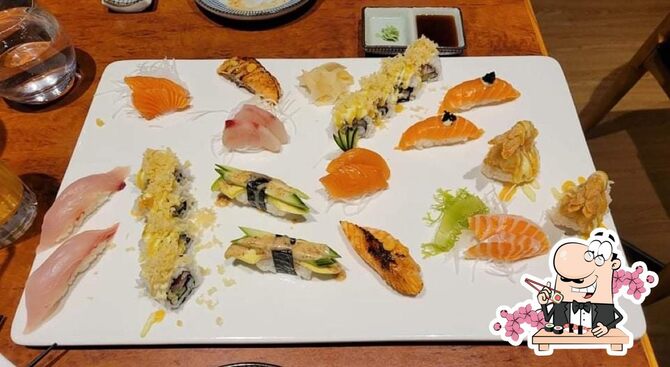 Menu at Taku Japanese restaurant, Camberwell