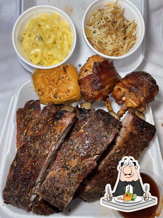 Menu at MEGA Texas Barbeque, Fresno, E Butler Ave