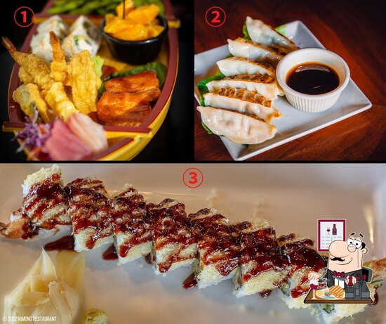 Menu at Kimono Japanese Restaurant, Benicia