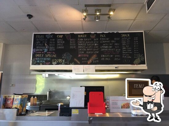 Menu at Paradise Fish & Chips fast food, Paradise, 703a Lower N East Rd