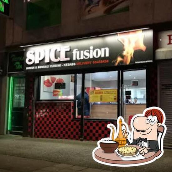 Menu at Spice Fusion fast food, Belfast