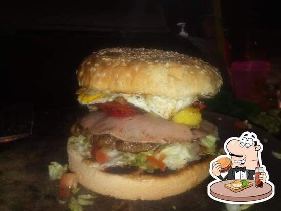 Menu at Marrambo Burger's restaurant, Reynosa