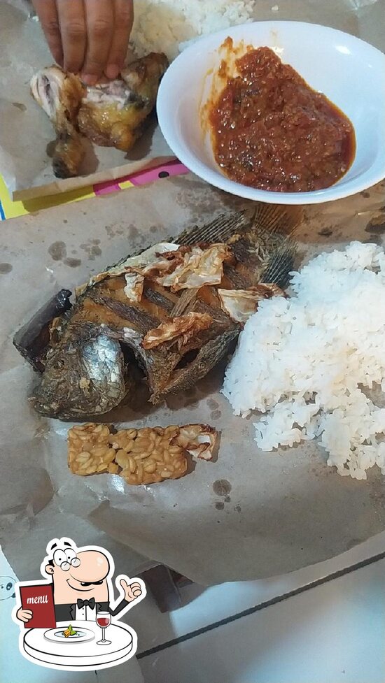 Menu at Restu Ibu Seafood restaurant, Balikpapan