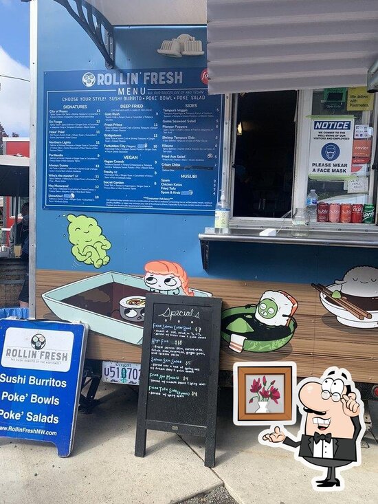 Menu at Rollin’ Fresh- Brooklyn Caretta restaurant, Portland