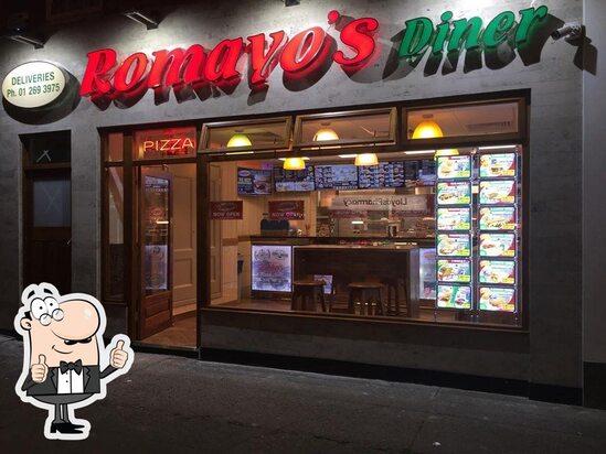 Menu at Romayo's Donnybrook restaurant, Dublin, 4 Donnybrook Rd