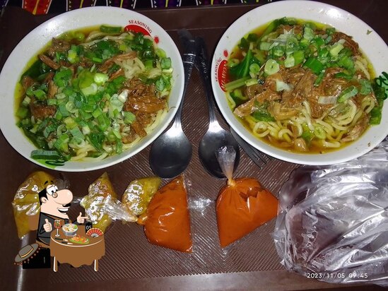 Menu at Mi Ayam Pak Warko restaurant, Diwak