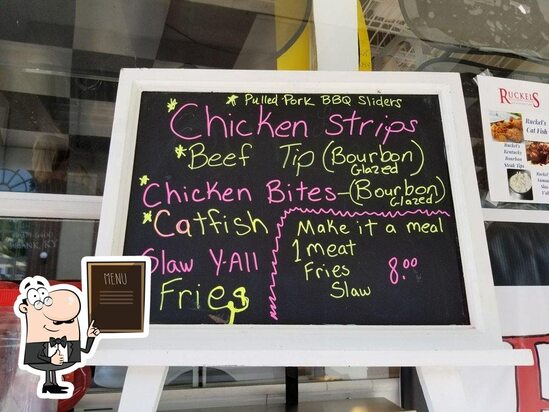 Menu at Ruckels Restaurant, Pay Lake and Catering Too and Now Cabins ...