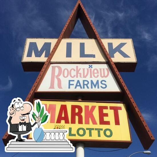 Menu at Rockview Drive-In Dairy restaurant, Cudahy