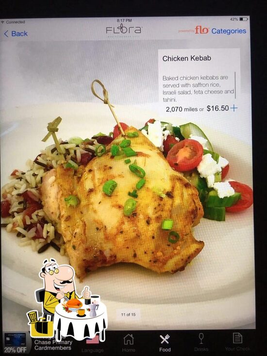 Menu at Flora Café cafe, Newark, Terminal C