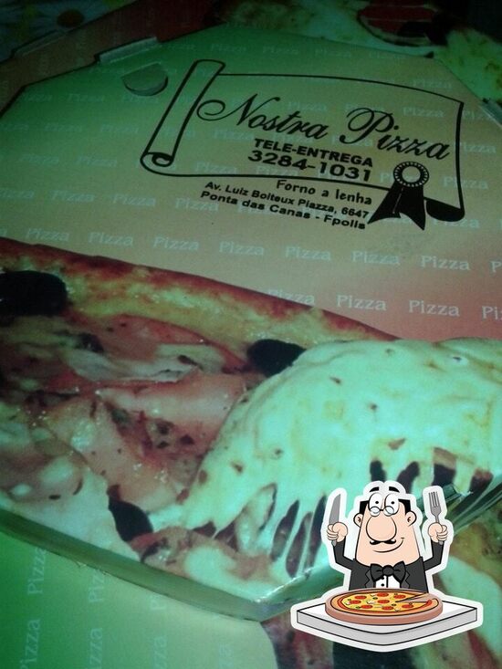 Menu at Nostra Pizza Forno à Lenha pizzeria, Florianópolis