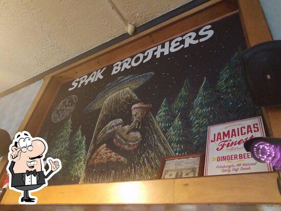 Menu at Spak Brothers pizzeria, Pittsburgh