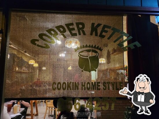 Menu at Copper Kettle restaurant, Charlestown