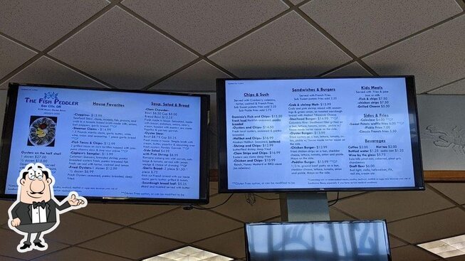 Menu at The Fish Peddler At Pacific Oyster restaurant, Bay City, Hayes ...