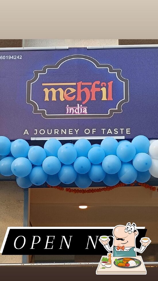 Menu at Mehfil India, Pune