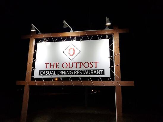 Menu at The Outpost Casual Dining Restaurant, New Brockton