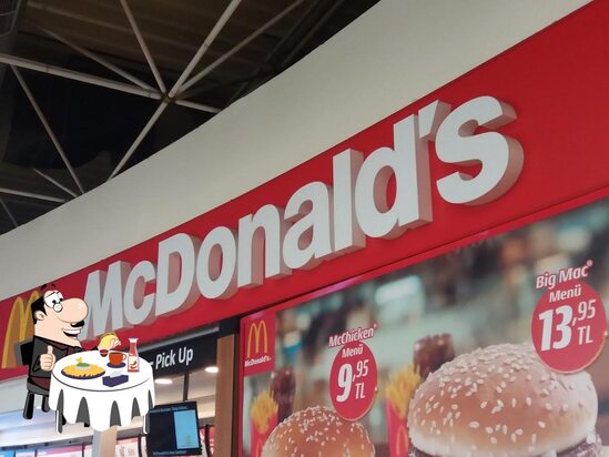Menu at McDonald's, Izmir, /24. Sk. No:40