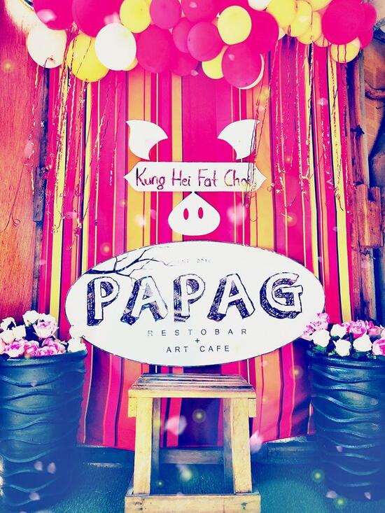 Menu at PaPag Restobar + Art Cafe, Philippines
