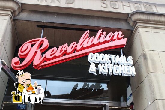 Revolution Edinburgh, 30a Chambers St in Edinburgh - Restaurant menu ...