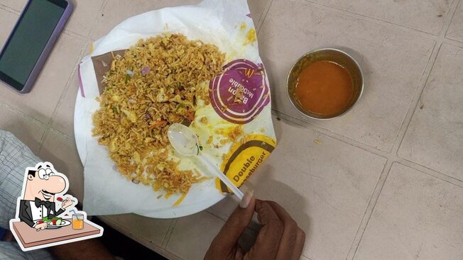 Menu at Sri balaji mess, Vijayawada