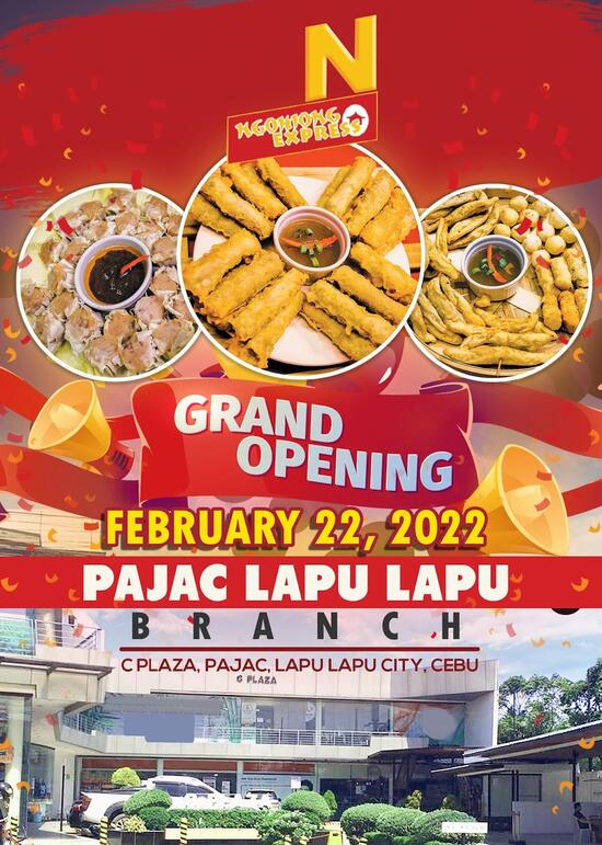 Menu at Ngohiong Express - Pajac restaurant, Lapu-Lapu City