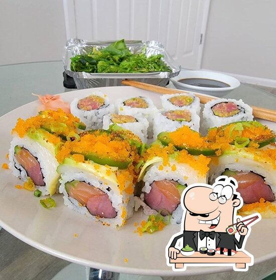 Menu at Sushi Heaven restaurant, Sanford
