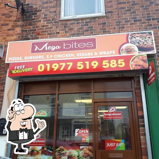Menu at Mega bites restaurant, Castleford