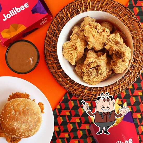 Menu at Jollibee UK restaurant, England