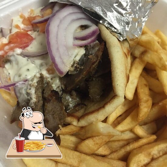 Menu at Parthenon Gyros restaurant, Madison Heights