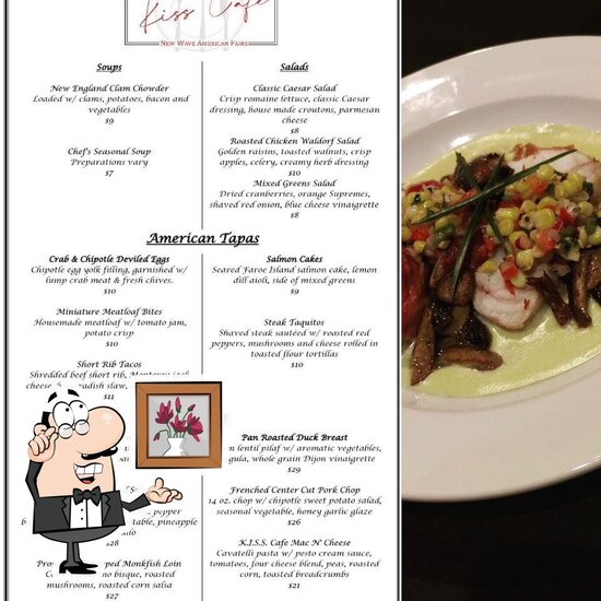 Kiss Cafe in Cheshire - Restaurant menu and reviews