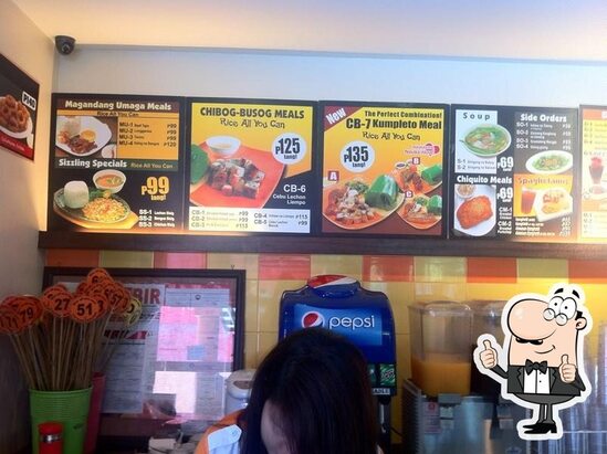 Menu at Chic-Boy Chicken at Baboy restaurant, Calamba