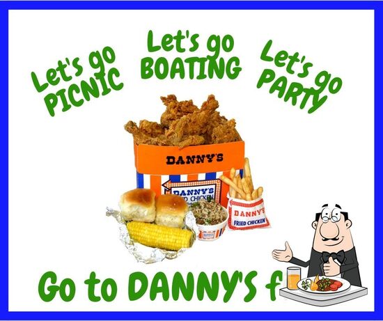 Menu at Danny's Fried Chicken restaurant, Houma