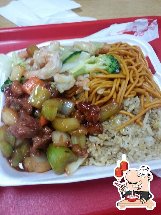 Menu at Shanghai Express restaurant, Duarte