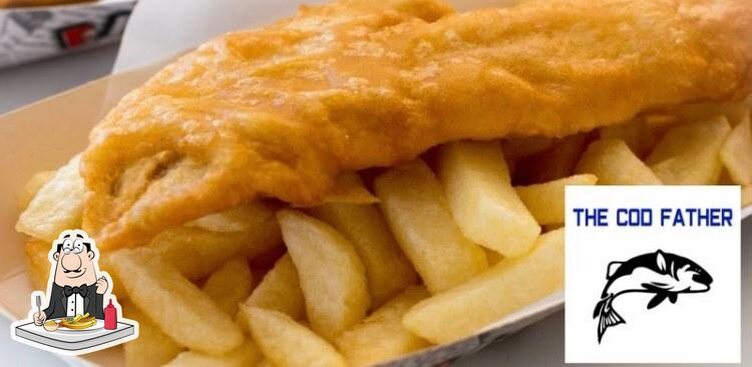Menu at The Cod Father fast food, Kingsbridge