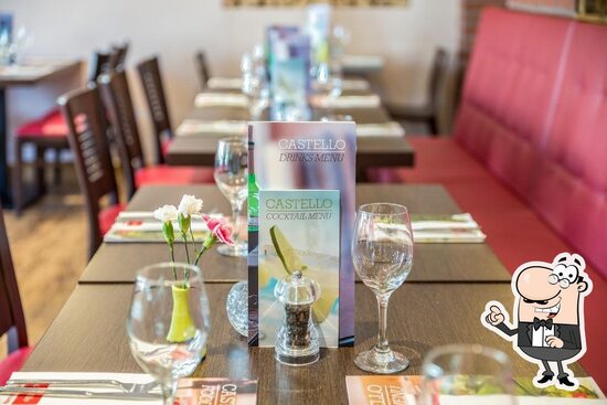 Menu at Castello restaurant, Radstock